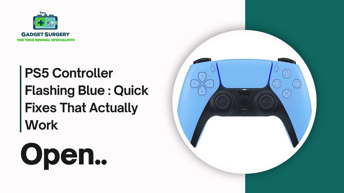 PS5 Controller Flashing Blue : Quick Fixes That Actually Work — Gadget ...