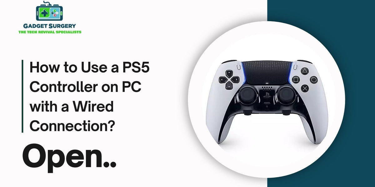 How to Use a PS5 Controller on PC with a Wired Connection — Gadget Surgery