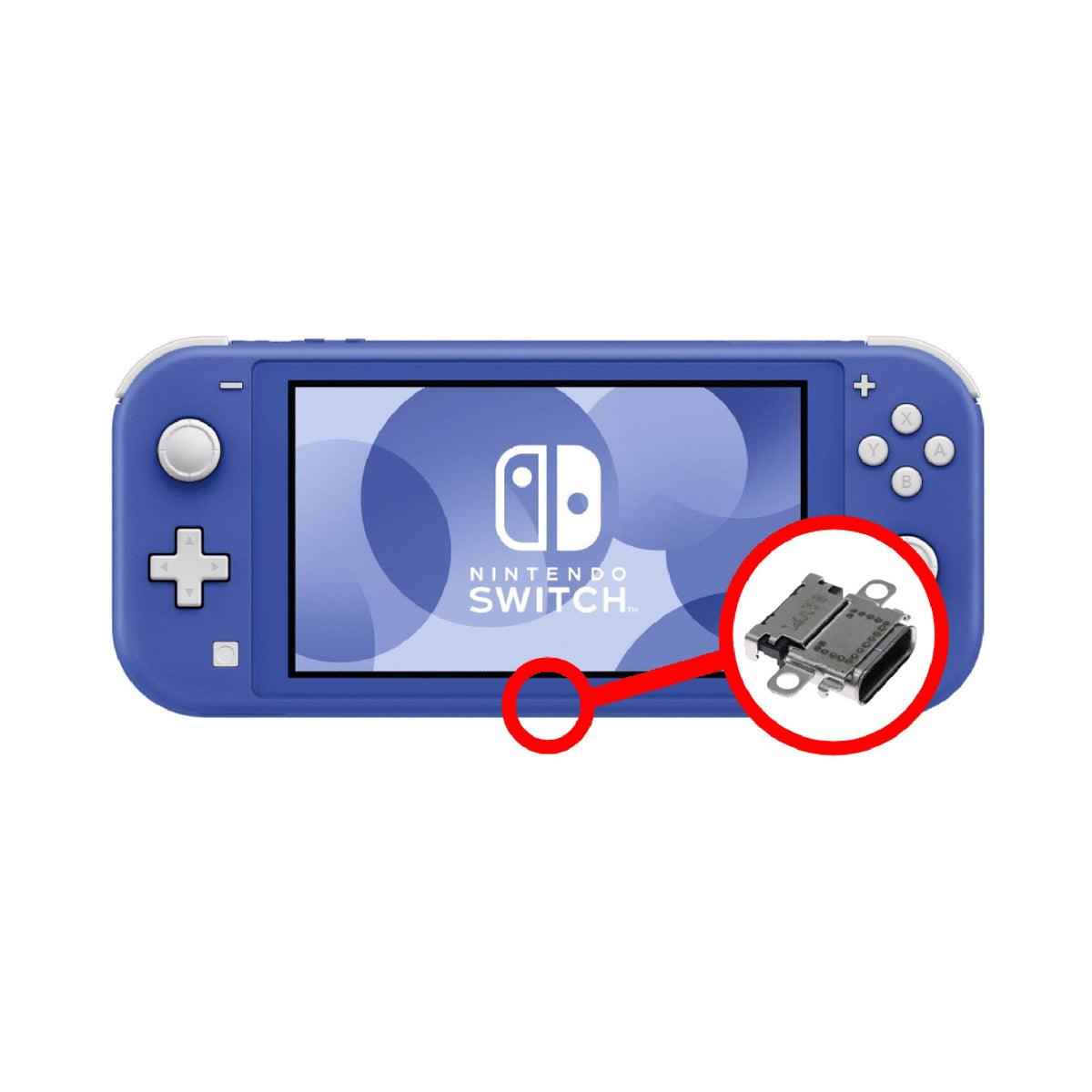 Switch Lite USB-C Charging Port Replacement Service — Gadget Surgery